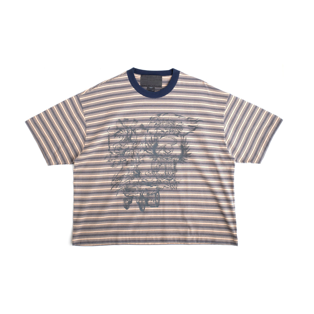 LOUD NOISES STRIPE TEE – JUNGLES